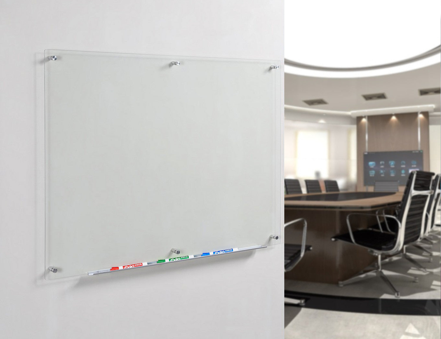 Clear Glass Dry-Erase Board for Home & Office | Glass Whiteboard ...