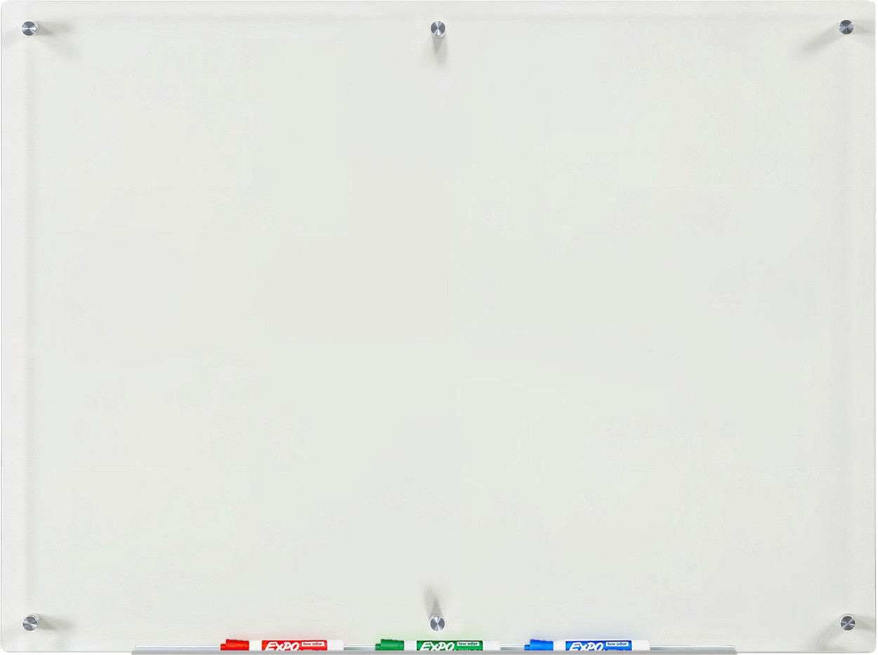 Audio-Visual Direct® | Clear Glass Dry-Erase Board - For Home & Office