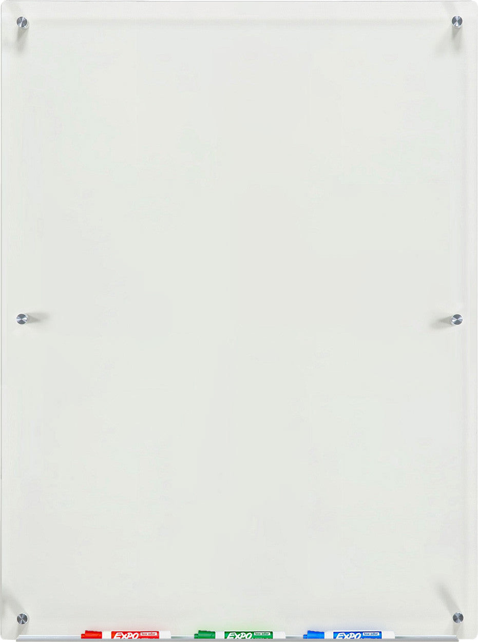 Audio-Visual Direct® | Clear Glass Dry-Erase Board - For Home & Office