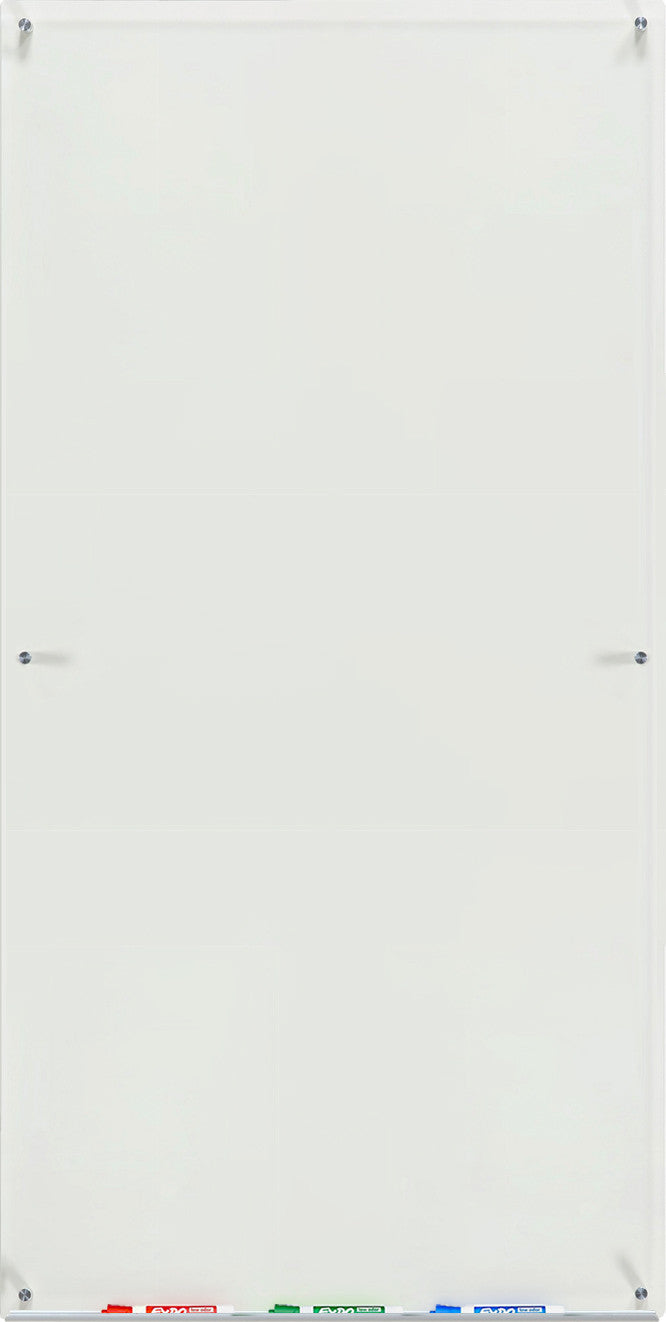 Audio-Visual Direct® | Clear Glass Dry-Erase Board - For Home & Office