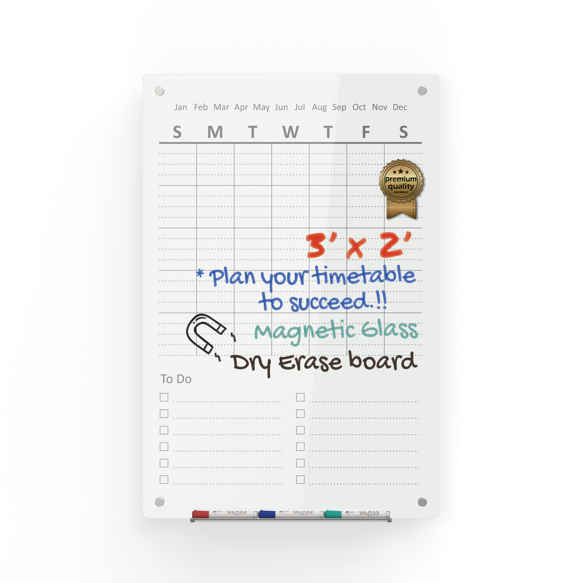Audio-Visual Direct® | Glass Calendar & Planner Boards